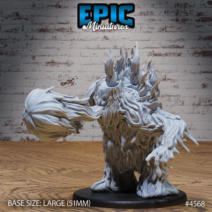 3D Printable Candle Wax Golem Fire Breath / Magical Creature / Giant Formless Beast / Evil ...